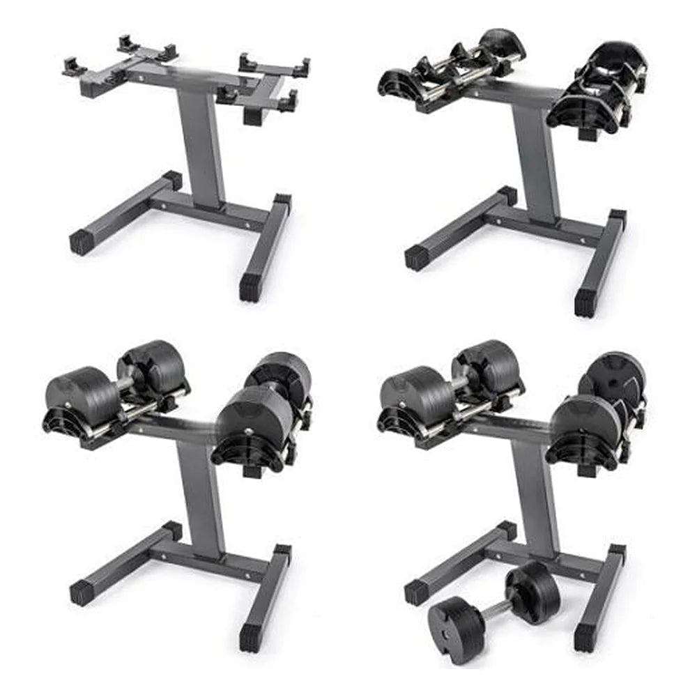 Heavy Duty Adjustable Dumbbell Rack | 45kg Adjustable Dumbbell ...